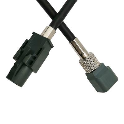 China Código de alta velocidade de G da transmissão do Pin LVDS do conjunto de cabo 4 do cinza HSD do carro à venda