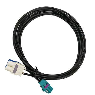 Cina 2 in 1 MINI FAKRA connettore della doppia porta del cavo coassiale di rf al codice di Z per RG174 in vendita