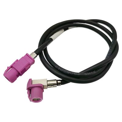 Cina Cavo coassiale della treccia di GPS Bluetooth HSD, 4 assemblaggi cavi coassiali di Pin LVDS FAKRA in vendita