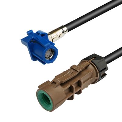 Cina Cavo coassiale della treccia di GPS Bluetooth HSD, 4 assemblaggi cavi coassiali di Pin LVDS FAKRA in vendita
