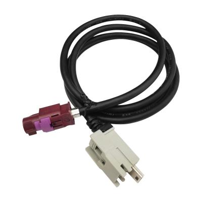 Cina Mini estensione del trasferimento di dati dell'assemblaggio cavi di USB HSD della spina di B per l'audio dell'automobile in vendita