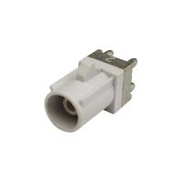 China RF Coaxial White FAKRA PCB Connector Code B For Data Transmission for sale