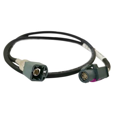 China LVDS Extension FAKRA HSD Cable Code G Blue Gray 7031 Color Stable for sale