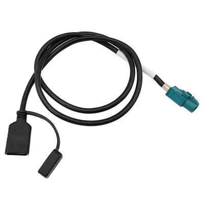 中国 ODM HSD LVDSケーブルの2.0タイプへのまっすぐなジャックZコード帽子が付いているUSB 販売のため