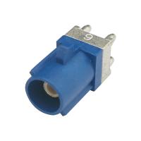 China Code C Blue FAKRA PCB Connector Lightweight For Automotive Video for sale