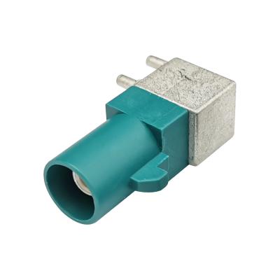 China ODM Stable Water Blue FAKRA Connector , PCB Mount FAKRA Z Type Connector for sale