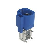China 4+2Pin HSD PCB Mount Connector Code C Blue Color Plug Right Angle For Car for sale