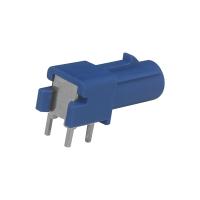 China Automotive FAKRA RF PCB Connector C Code Through Hole Right Angle Plug for sale