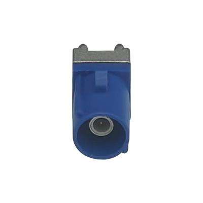 China FAKRA C PCB Mount Coaxial Connector Straight Type Single Port OEM / ODM for sale