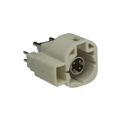 China FAKRA HSD 4+2 PIN 100Ω PCB Mount Coaxial Connector for Automotive for sale