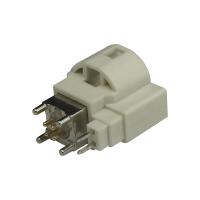 China FAKRA HSD Connector B Code Straight Type Coaxial Connector for PCB Mount for sale