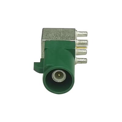 China RF FAKRA Connector E Code Single Port Type PCB Mount Connector for sale