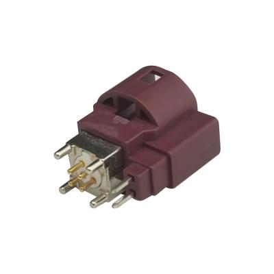 Κίνα FAKRA HSD Connector Για LVDS 4+2pin HSD Code D Plug PCB Mount Connector προς πώληση
