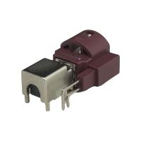 China FAKRA HSD LVDS 4+2Pin Rignt Angle Type Panel Mount Through Hole D Code Plug for sale