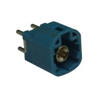 China FAKRA HSD LVDS 4 PIN Connector Z-Code Straight Type PCB Mount for sale