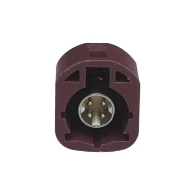 Cina FAKRA HSD Connettore Codifica D Connettore dritto per veicolo Segnale GPS Montaggio su PCB in vendita