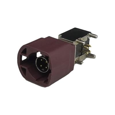 Cina FAKRA HSD Connector Right Angle PCB Mount per applicazioni automobilistiche in vendita