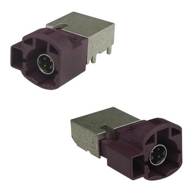Cina FAKRA HSD Connector Collegamenti e connettori a 90 gradi per il montaggio di PCB in vendita