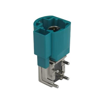 China WaterBlue Color FAKRA HSD LVDS Connector 4+2Pin Z Code For LVDS Camera for sale