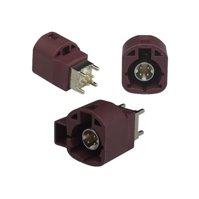 China PCB Mount FAKRA HSD Connector For Vehicle GSM Signal Transmission for sale