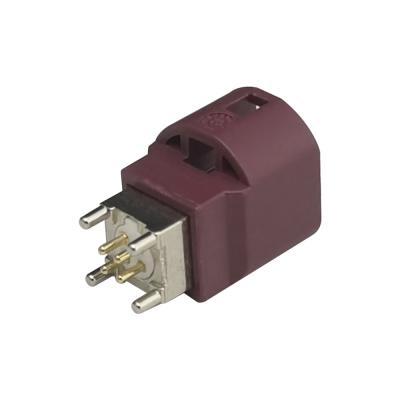 China PCB Mount FAKRA HSD Connector For Vehicle GSM Signal Transmission for sale
