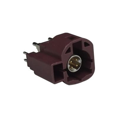 China PCB Mount FAKRA HSD Connector For Vehicle GSM Signal Transmission for sale