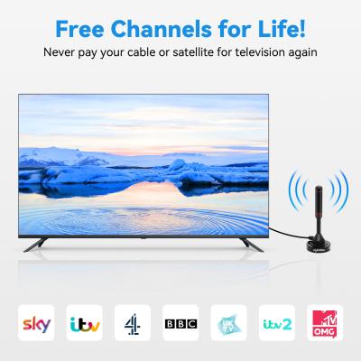 Cina Leadsign Digital Indoor Outdoor TV Antenna with Magnetic Base and 16.5 feet Long Cable TV Aerial for 50 Mile Range in vendita