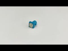 Enchufe recto del color de Waterblue del conector del PWB del cable FAKRA del RF del código de Z