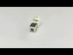 De Hoektypes van FAKRA HSD LVDS 4 Pin Coaxial Cable Connector Right voor PCB zetten op
