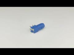 Prise bleue d'angle de Rignt de bâti de carte PCB de connecteur de carte PCB de la couleur FAKRA de code de C