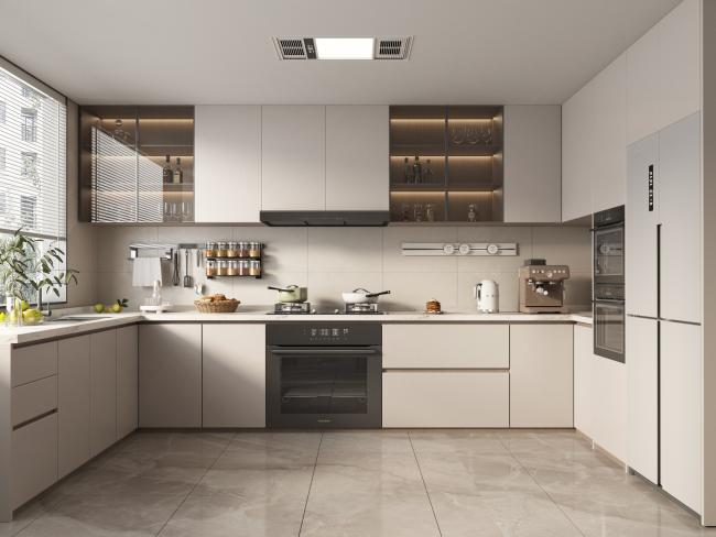 Customizable kitchen cabinet set with various color options