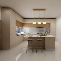 China Classical High Gloss Lacquer Kitchen Cabinet with Big Storage for sale