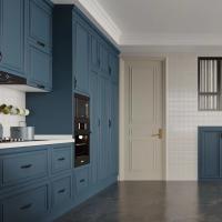 China Melamine Solid Wood Laminate Kitchen Cabinets Door Profiles for sale