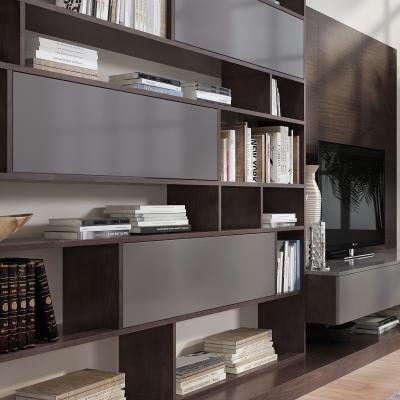 China Living Room Under TV Cabinet Walnut Media Console Stand Coffee Center for sale