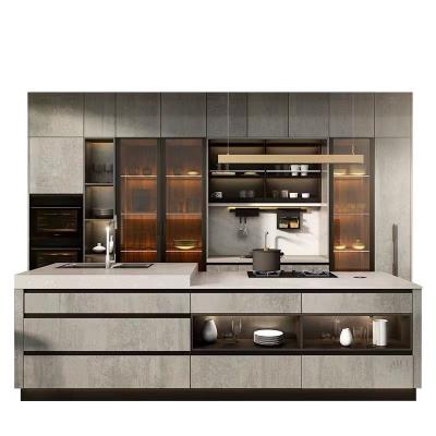 China Volledig interieur Luxe Poedercoating Lack Smart Automatic Keukenkasten for sale