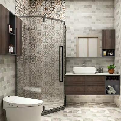 China Lustrous Marble Countertop Mirror Lamp with Shiny Bathroom Vanity Lacquer Coating Te koop