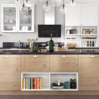 China Customized Latest Modular Modern Kitchen Cabinet for sale