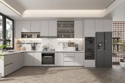 China Professional One-Stop Designs Modular Kitchen Cupboard Island Unit Set for sale
