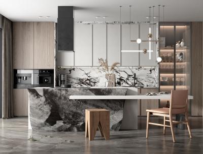 China Complete Kitchen Cupboards Furniture Set Modern Cabinet Designs for sale