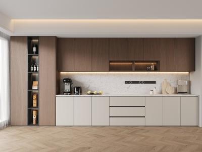 China Full Set Kitchen Furniture Modern Style High End Customize Cabinet Kitchen for sale