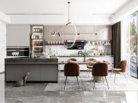 China Cupboard Modern Farmhouse Stained Overlay Solid Shaker Kitchen Cabinets for sale