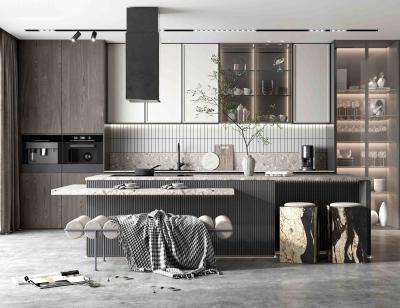 중국 제조 고전 현대 부엌 캐비닛 팩트 라크 판매용