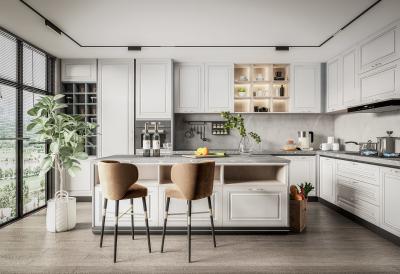 Makkelijk Top Moderne Aanpassingen TV-toestellen Woonkamer Keukenkasten Met Shaker Doors