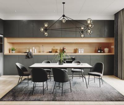 China Arredamento per cucina modulare in legno for sale