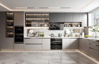 China Free Design China Made Modular Kitchen Furniture Modern Kitchen Cabinets for sale