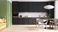 China Free Customization Modern Sintered Stone Island Table Modular Kitchen Cabinets for sale