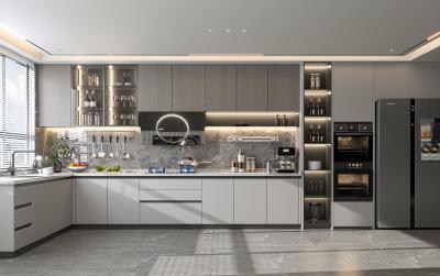 China Artificial Stone Countertop Kitchen Cabinets Factory Custom Small Furniture for sale