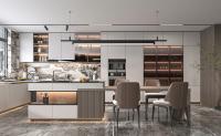 China Custom Modern Kitchen Cabinets Personalized Storage Cabinets Made From Durable for sale