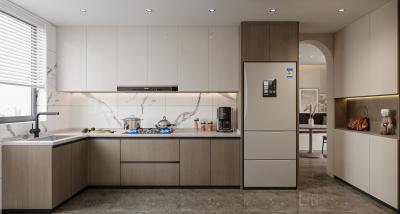 China New Model Australia Bespoke Custom Plywood Melamine Kitchen Cabinet for sale
