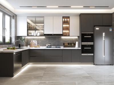 China Customized Modular Modern MDF Plywood Furniture Lacquer Kitchen Cabinets for sale